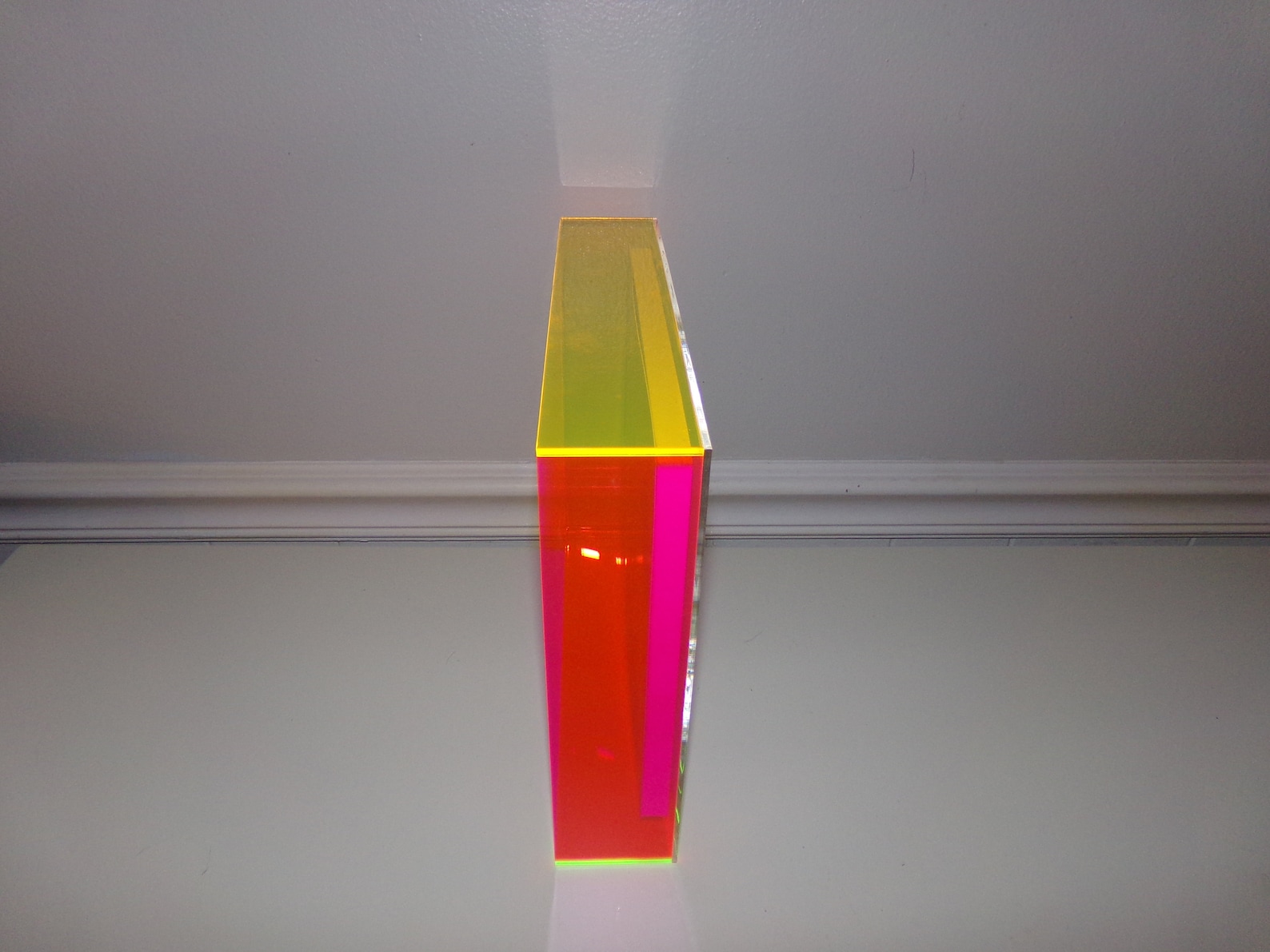 Multi-colored Neon Acrylic Shadowbox - Etsy