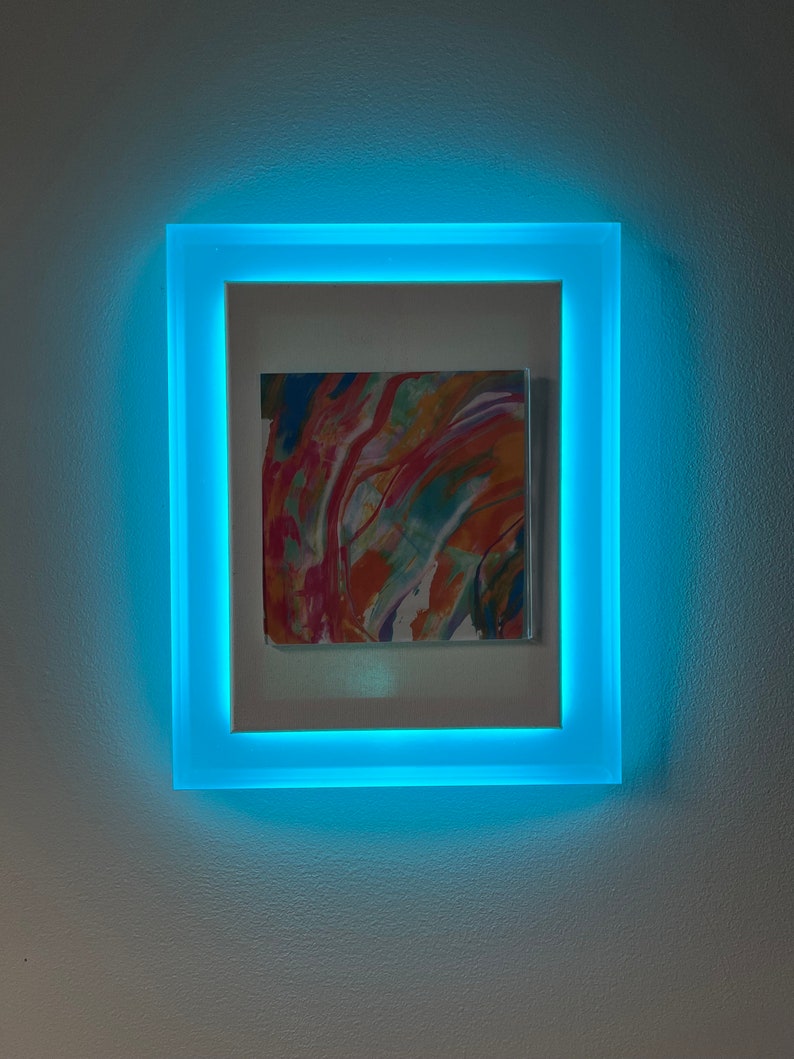 Lighted Acrylic Frame - Etsy