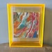 Yellow Acrylic Neon Floating Frame - Etsy