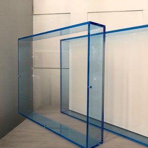 Blue Neon Acrylic Shadowbox - Etsy