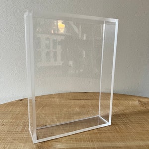 Yellow Acrylic Neon Floating Frame - Etsy