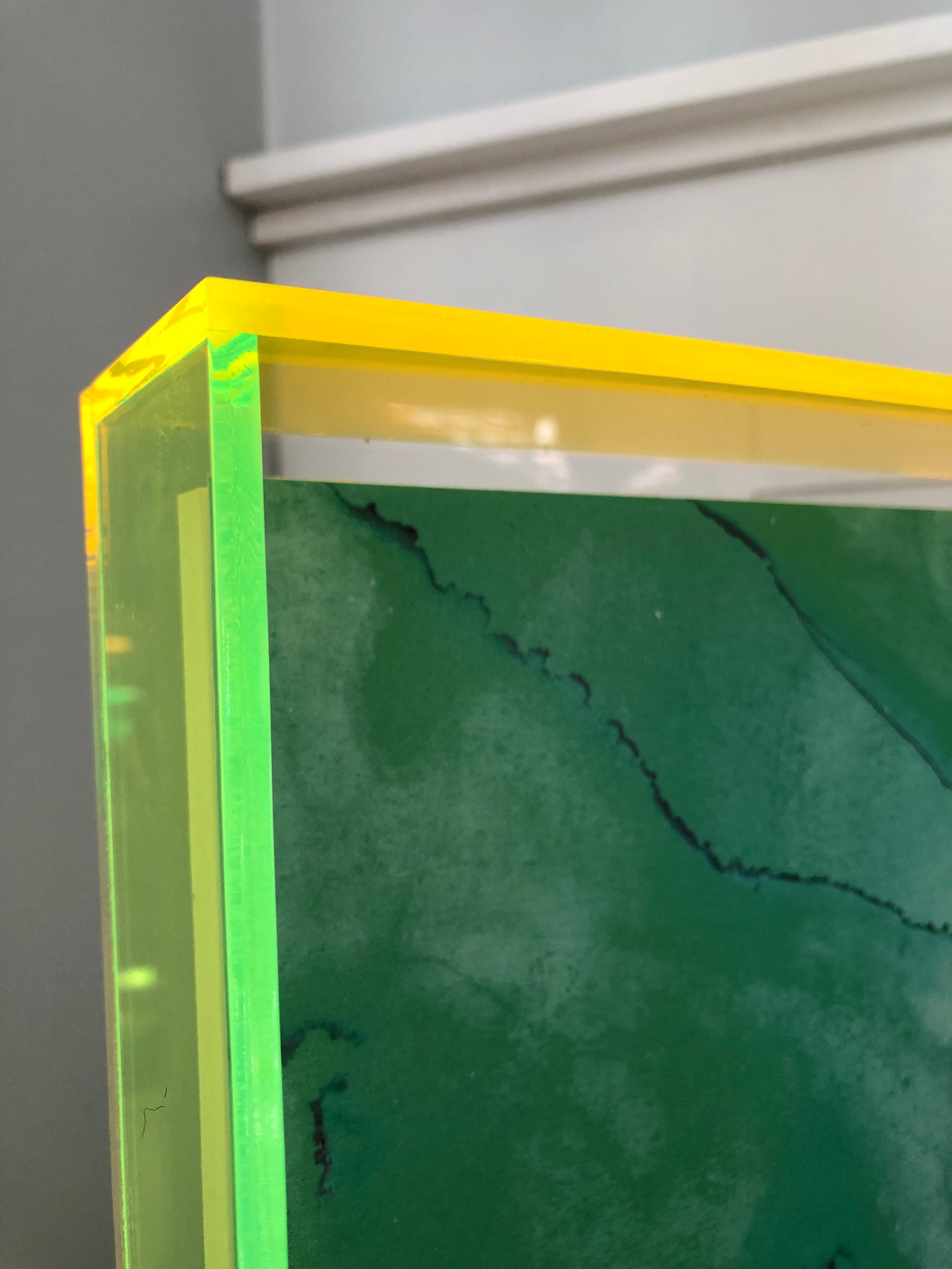 Multi-colored Neon Acrylic Shadowbox - Etsy