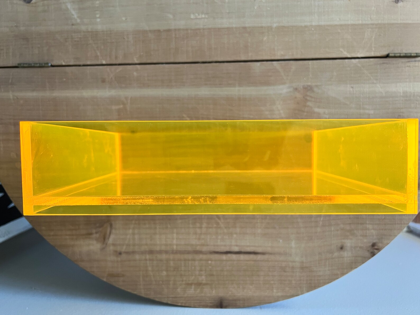 Yellow Acrylic Neon Floating Frame - Etsy