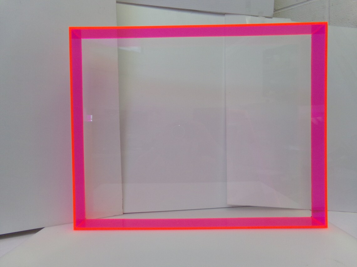 Blue Neon Acrylic Shadowbox - Etsy
