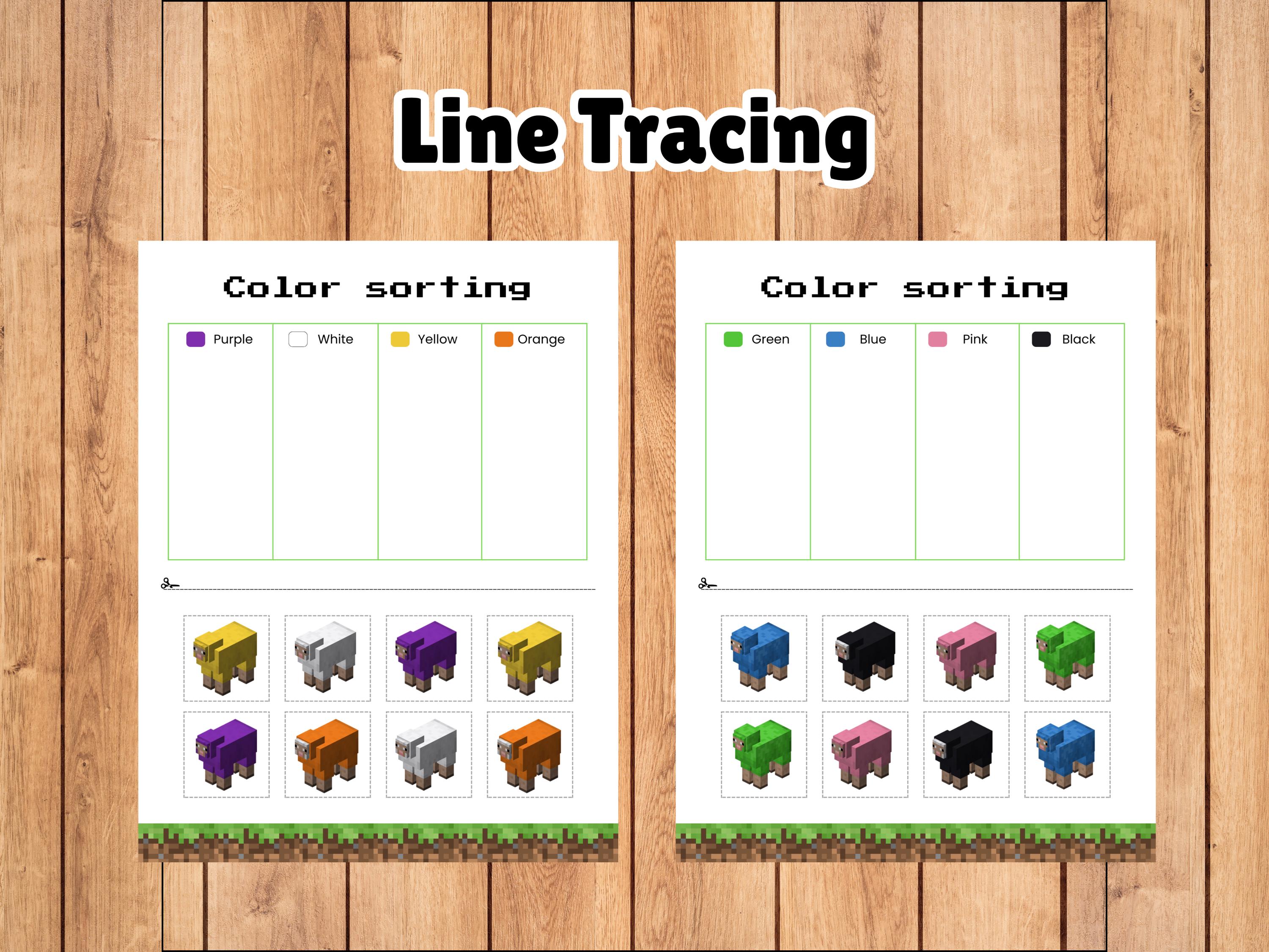 Minecraft Activities for Kids, Printable Activities for 3-4 Year Old ...