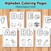 Alphabet Coloring Pages A-Z: Preschool Learning Activity (PDF Download ...