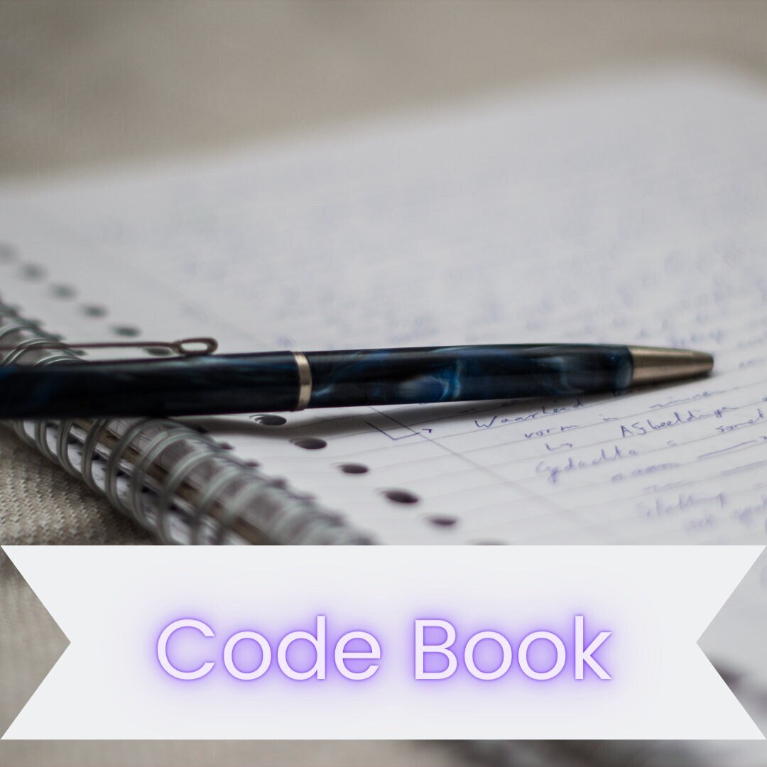 Qualitative Codebook for Researchers - Etsy