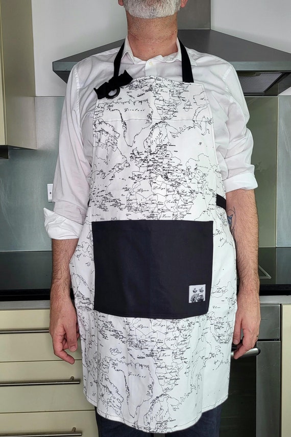 Apron ROMAN MAP | Etsy