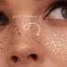 Gold Freckles Face Tattoo Sticker Temporary/ Gold Silver Body - Etsy