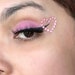 Rhinestone Heart Face Jewels Sticker/ Festival Party Make Up/ Valentine ...