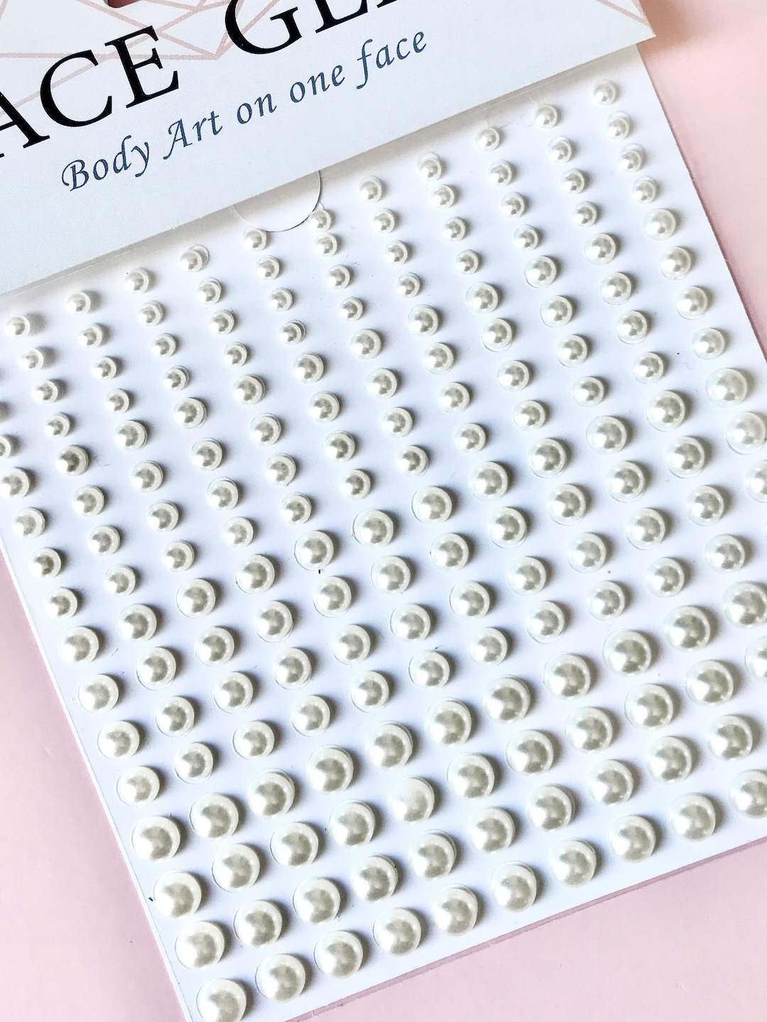 Pearl Face Gems Jewels / Festival Party Luxury Make Up/ Pearl Sticker ...