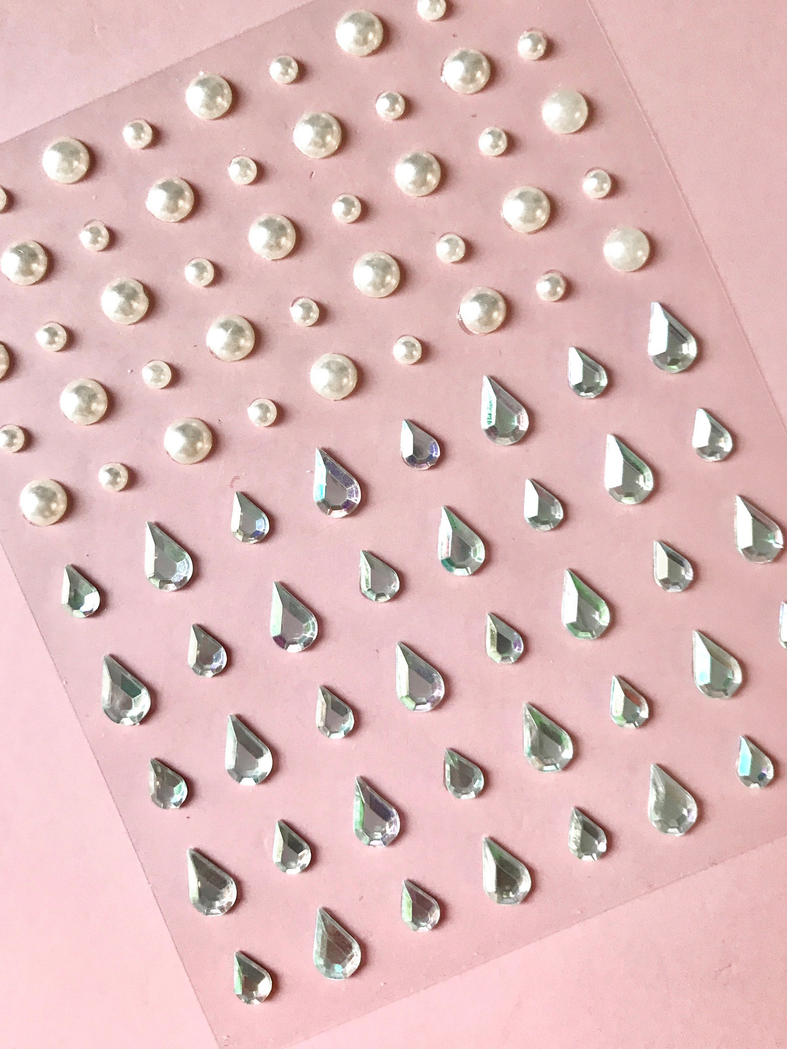 Face Gems Jewels / Face Rhinestone Moon Star Heart/festival Party Make ...