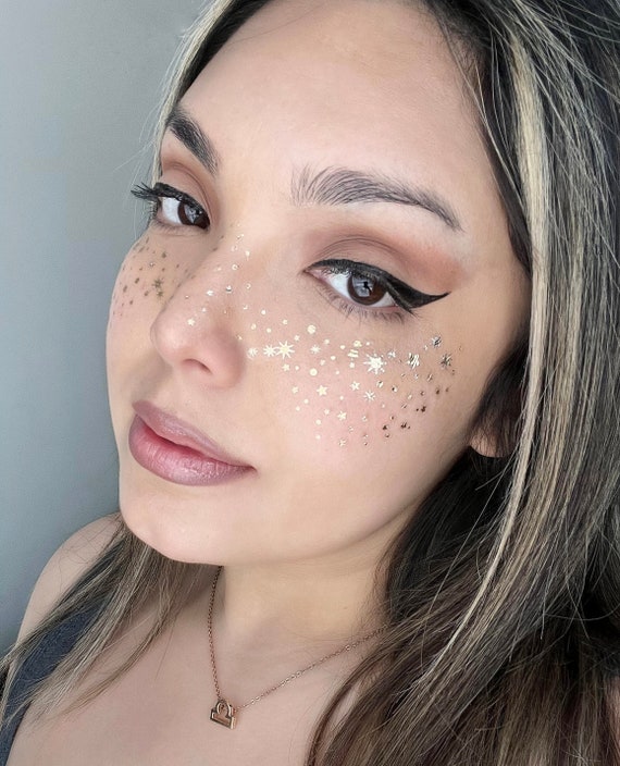 Star Face Tattoo