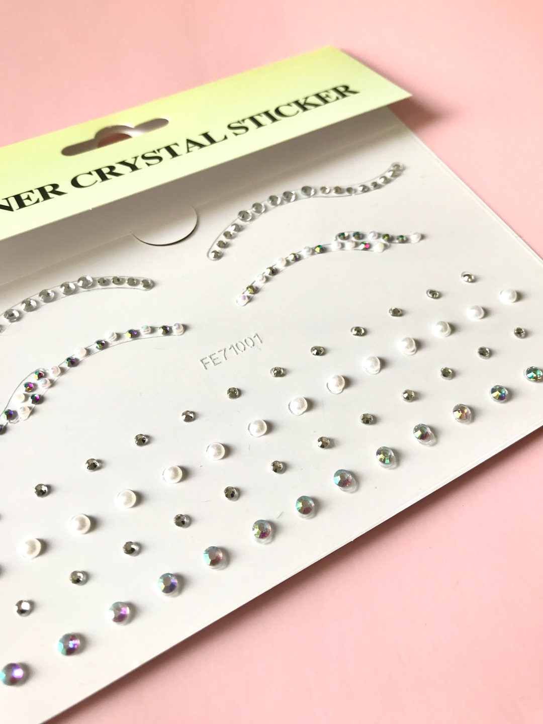 Face Gem Jewels Sticker Rhinestone Temporary/ Pearl Eyeline Make Up ...
