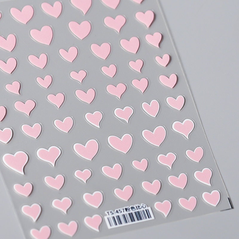 Heart nail stickers store