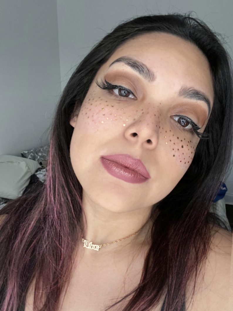 Gold Freckles Face Tattoo Sticker Temporary/ Henna Freckles/ - Etsy