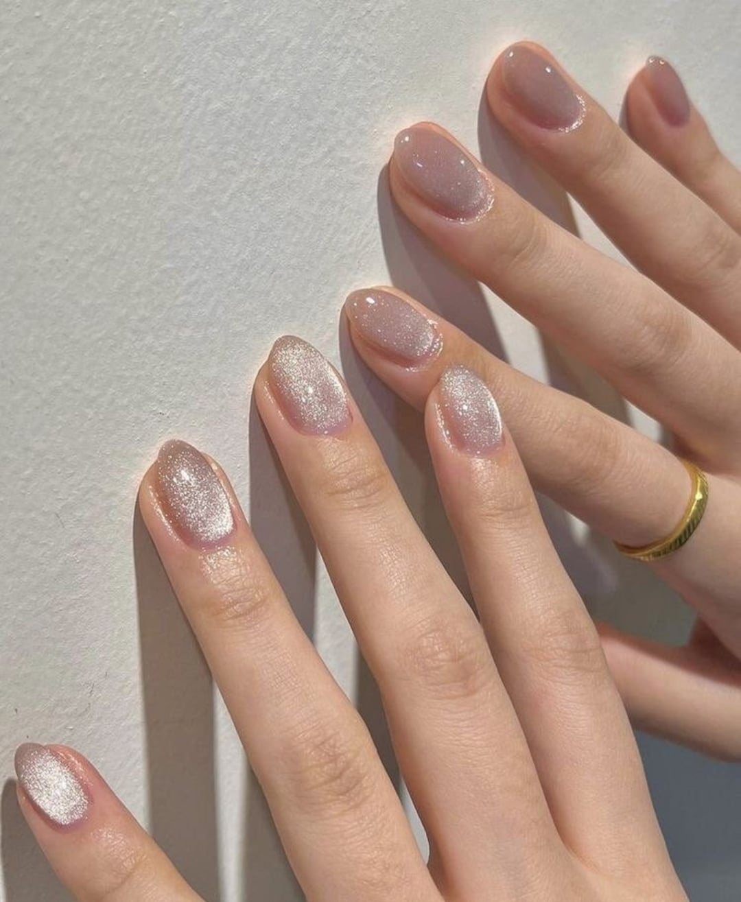 Short oval acrylic nails store