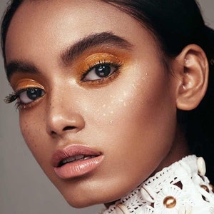 Gold Freckles Face Tattoo Sticker Temporary/ Henna Freckles/ - Etsy