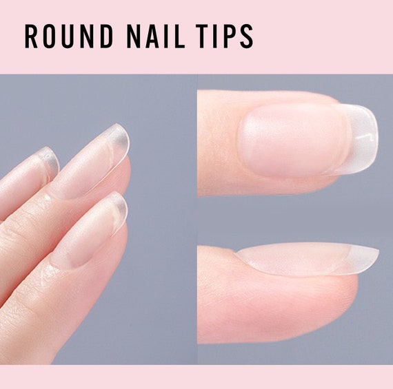 Short Square Nail Tips Matt Short Transparent False Nails Press On 150 300 Pcs Etsy Australia