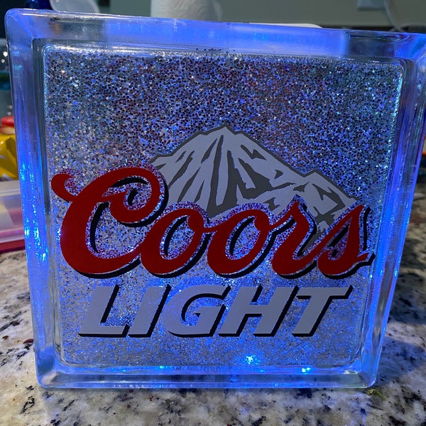 Coors Light Glass - Etsy