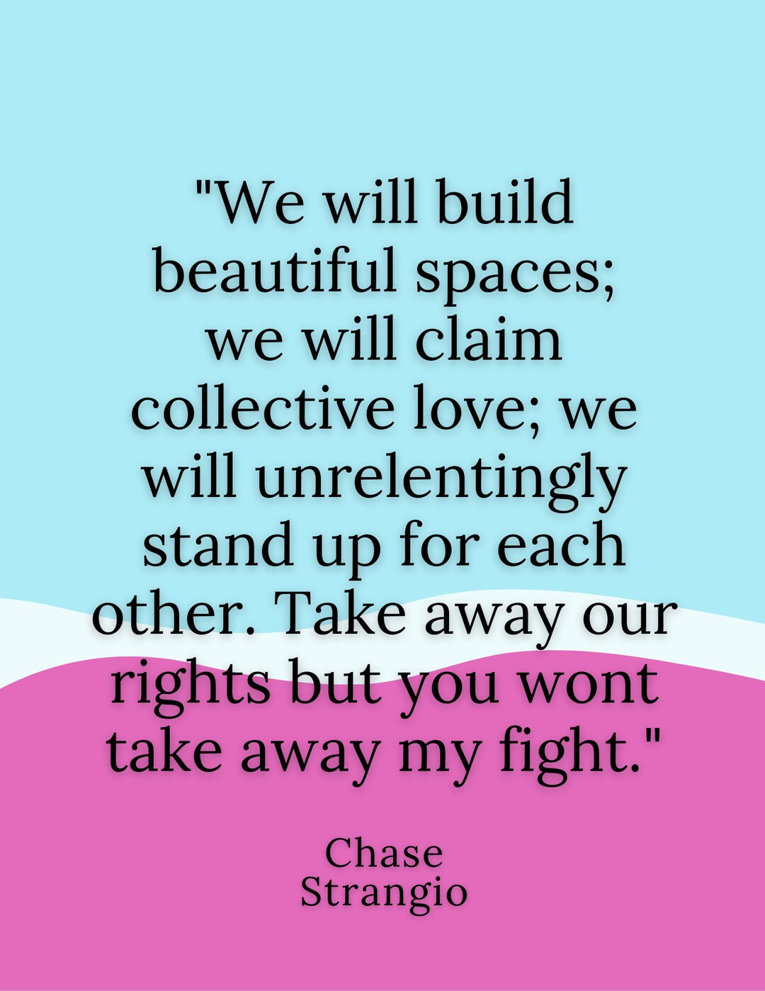 Trans Quote - Chase Strangio - Etsy