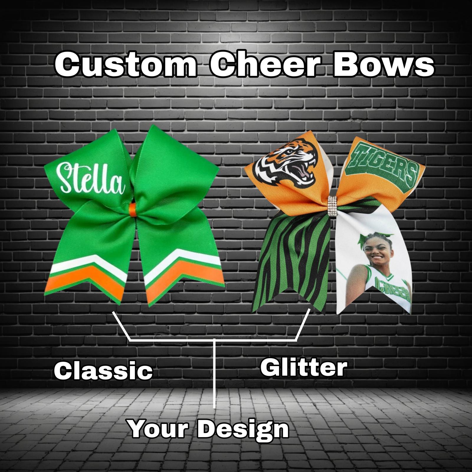 Custom Cheer Bow Cheer Bow Sports Bow Basketball Bow Football Bow ...