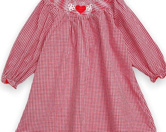 Girls Heart Dress | Etsy