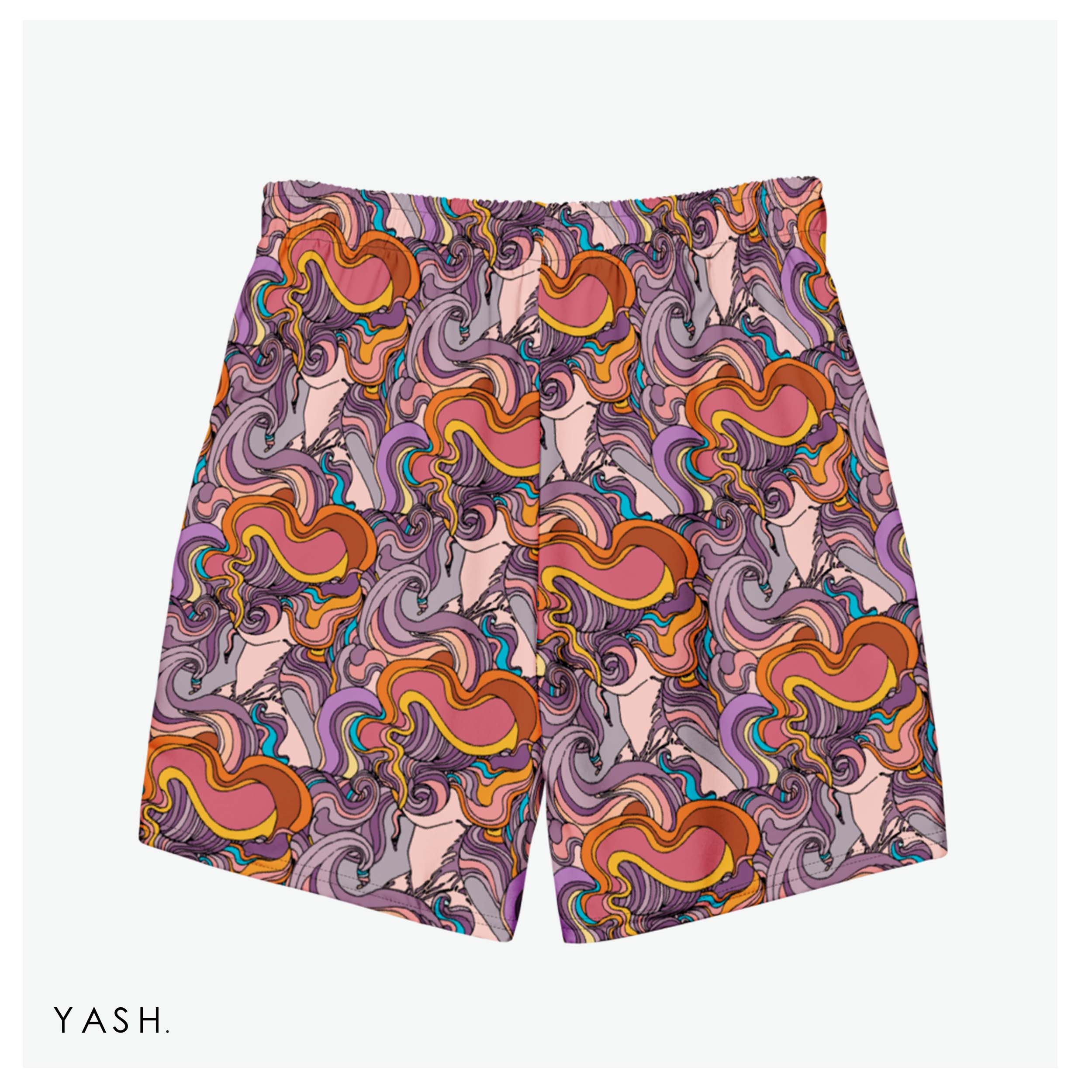 Trippy Men's Swim Trunks - Etsy