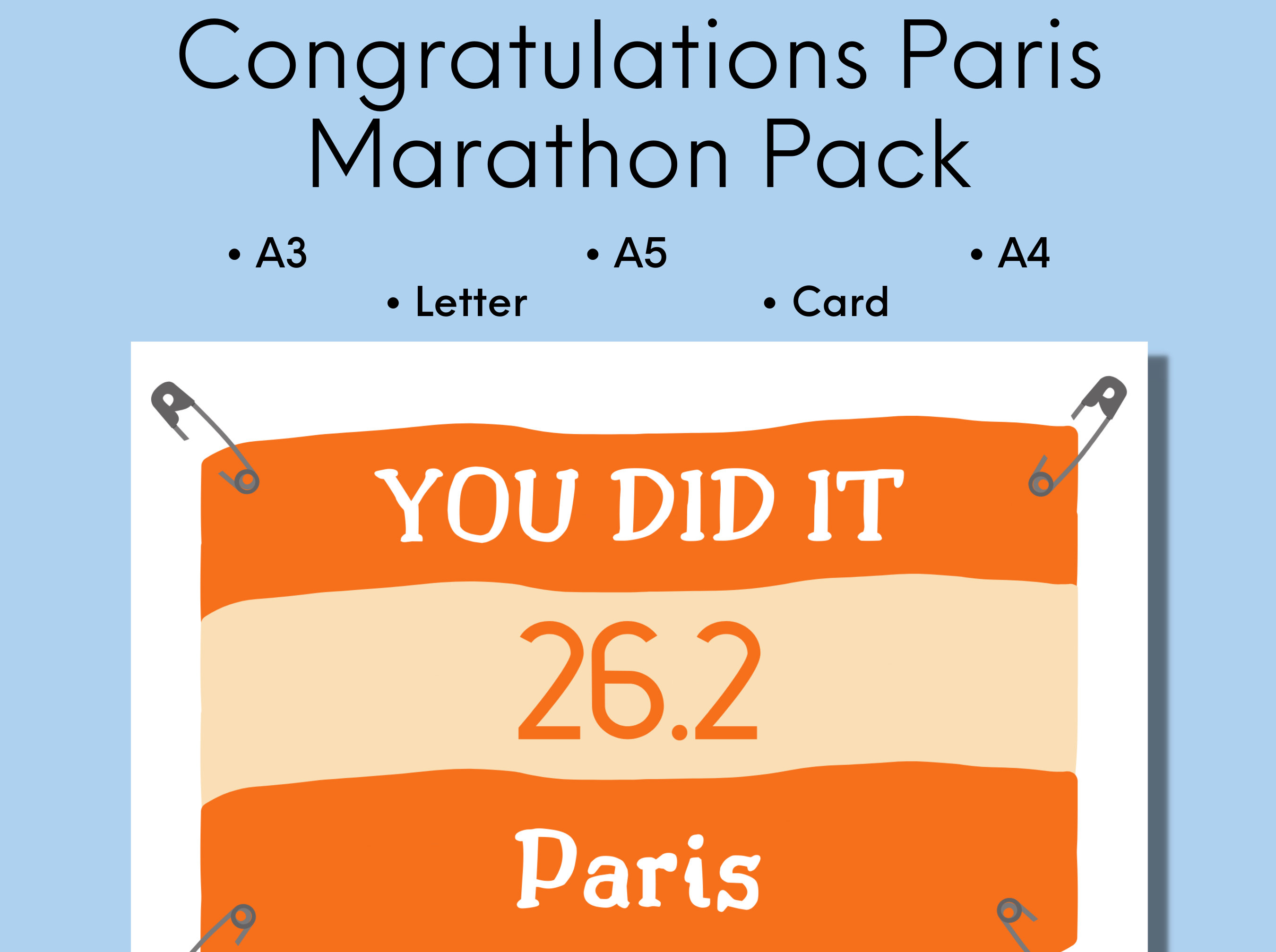 Congratulations Detroit Marathon Runner