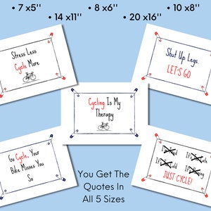 Cycling Tracker Printable, Biking Log, Gift for Cyclist, Inspirational ...