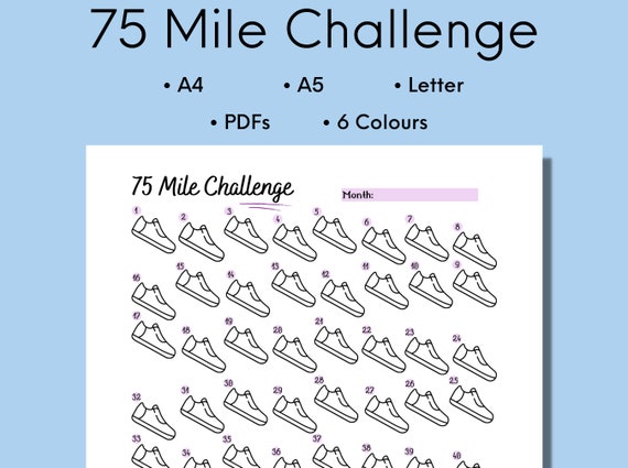 Walking Mileage Chart