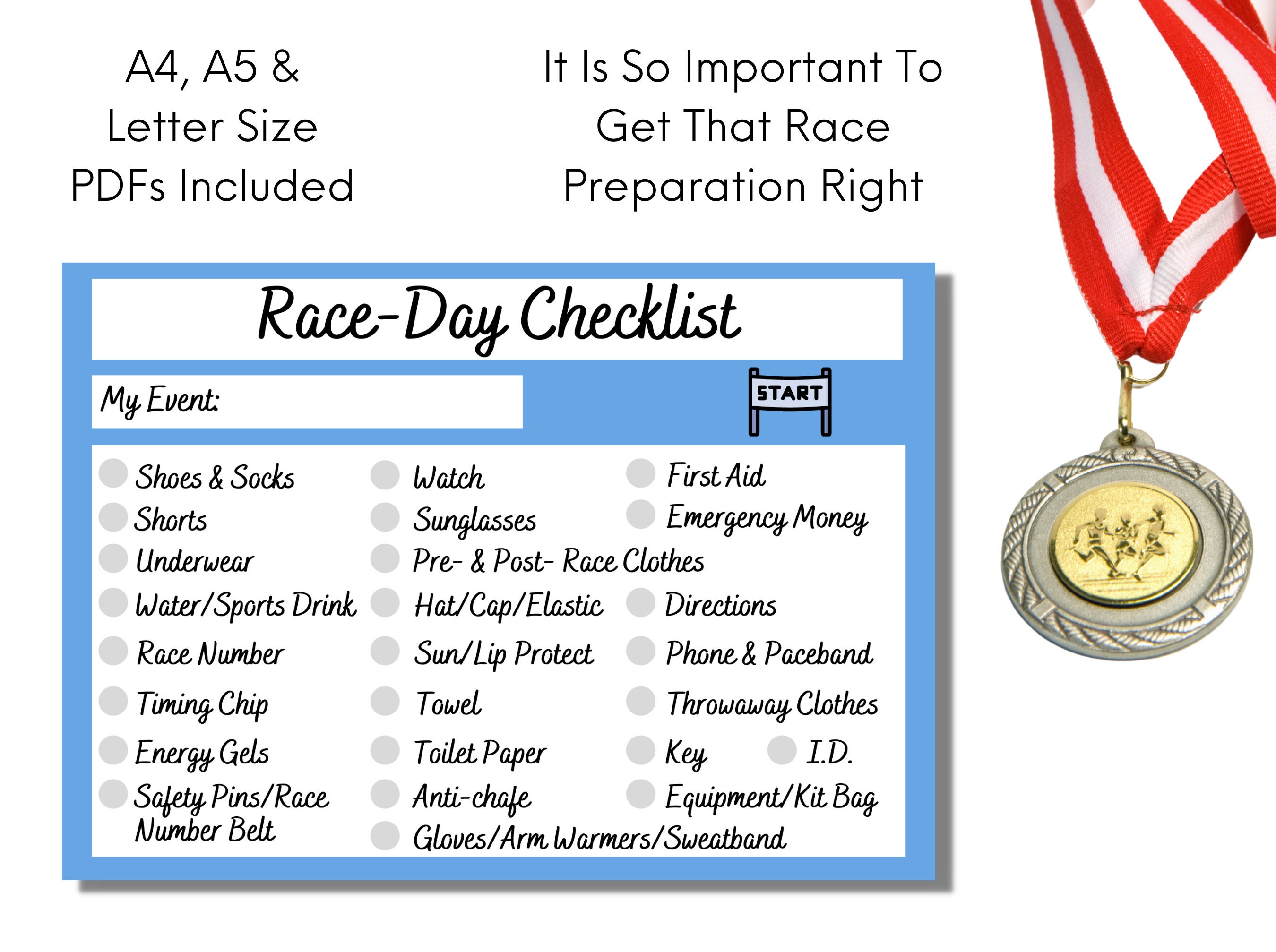 12 Week Marathon Training Plan Checklist for Marathon Runner | Etsy UK