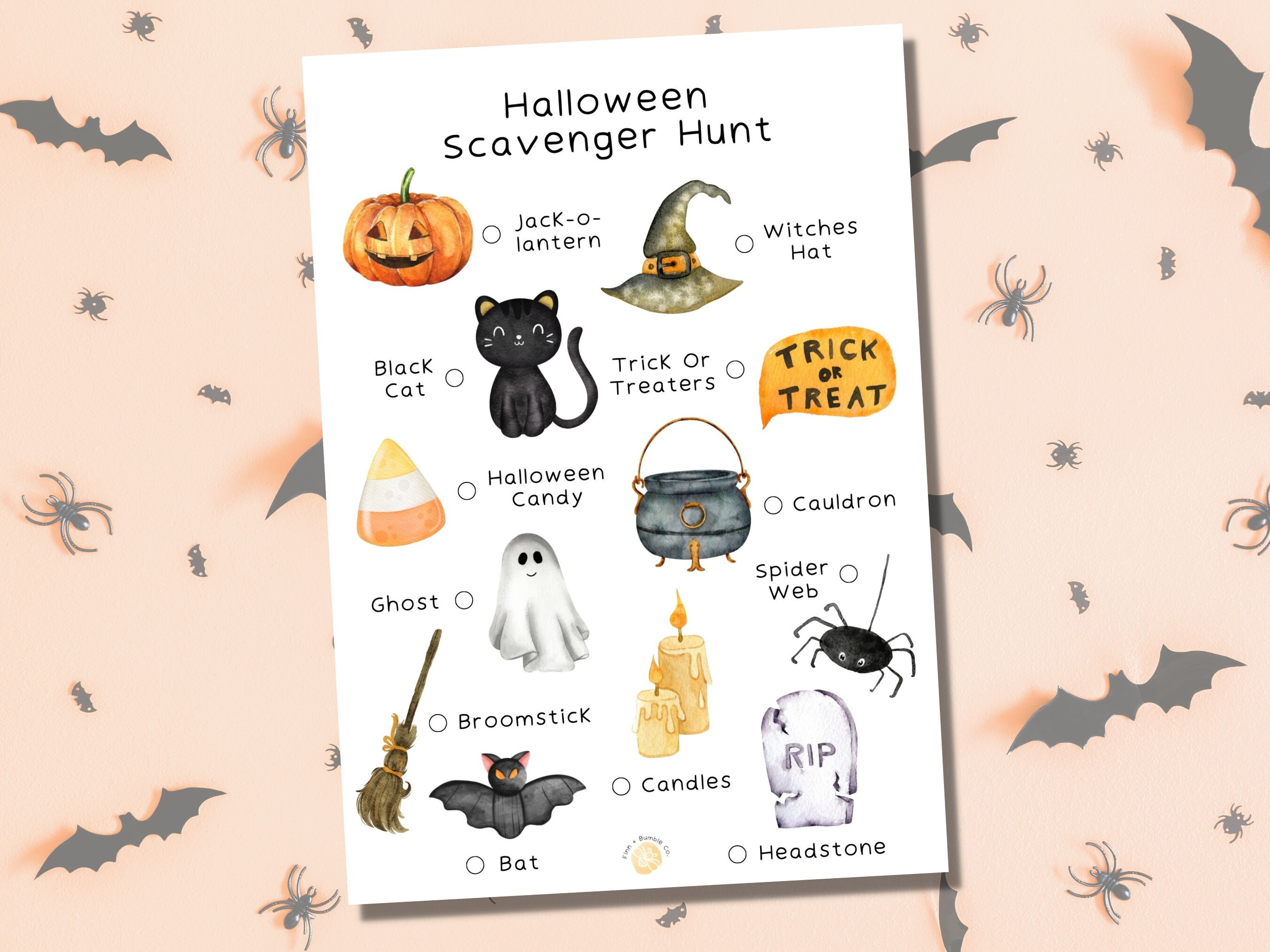Halloween Scavenger Hunt || Halloween Activities || Halloween Games ...