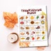 Thanksgiving Bingo Activity | Thanksgiving Game | Friendsgiving Game ...