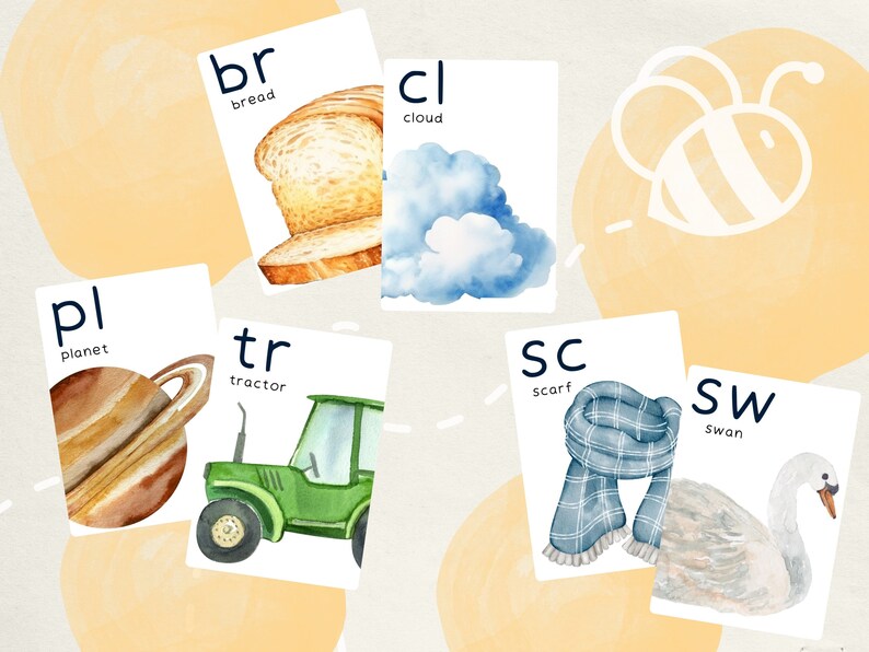 Phonics Flashcards | Phonics Blends | Consonant Blends | Learn to Read ...