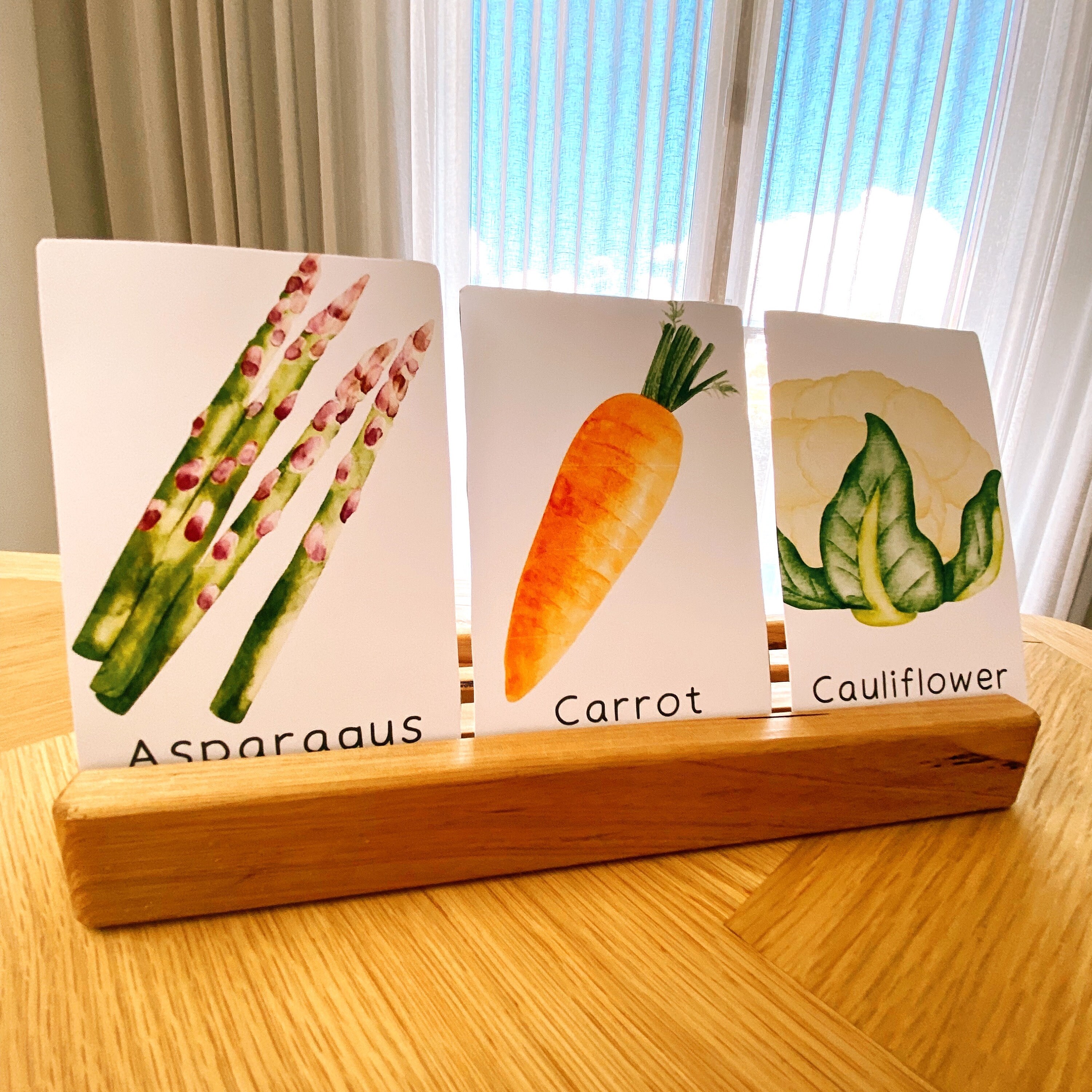 40 Vegetable Flashcards Montessori Homeschool Flashcards - Etsy