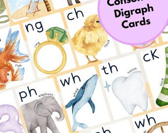 27 Consonant Digraph Poster - Etsy Canada