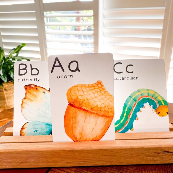 Alphabet Flashcards - Etsy