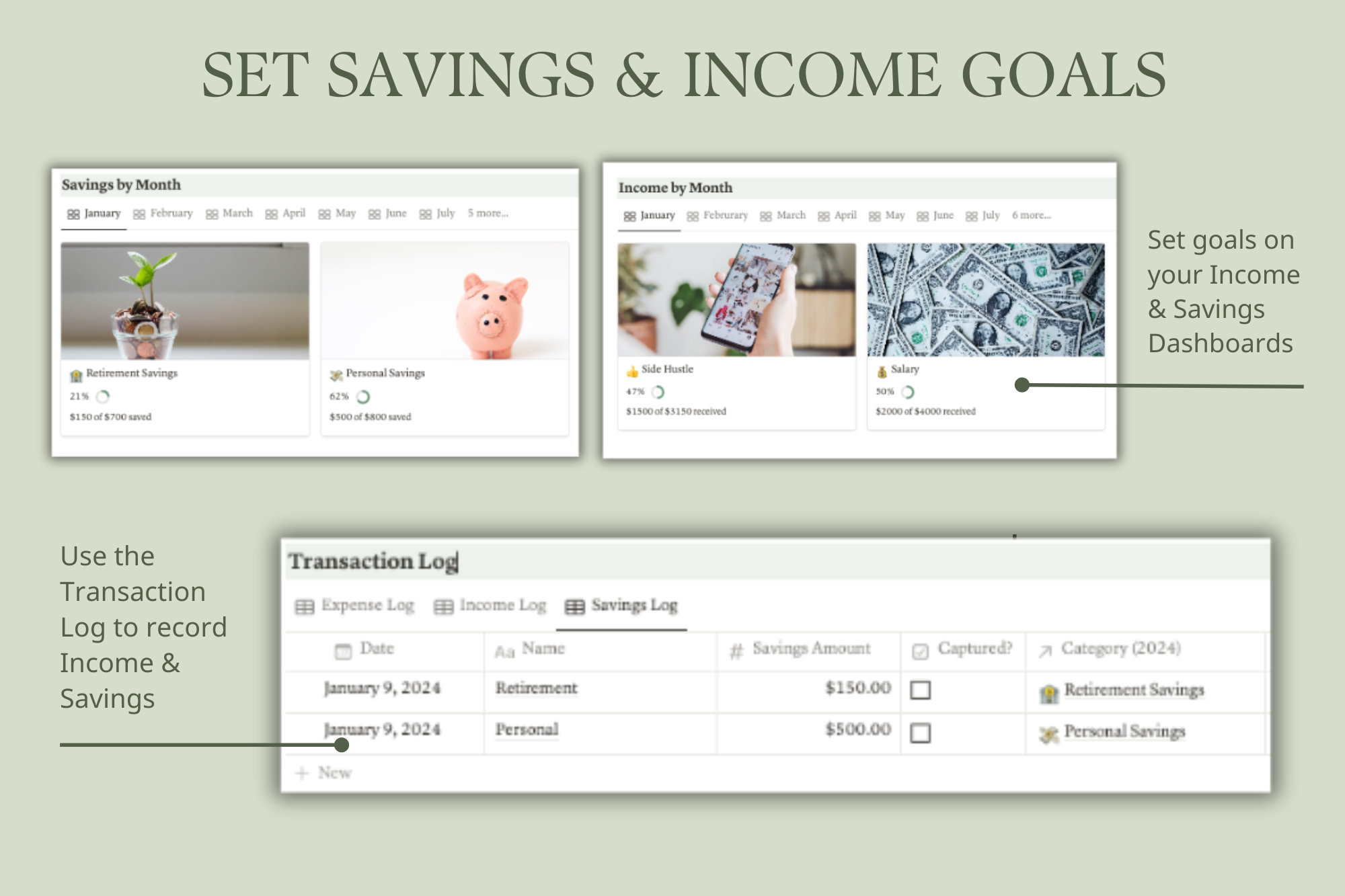 Conscious Consumption Notion Bundle | Financial Tracker, Wardrobe ...