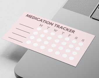 Medication Wallet Card - Etsy