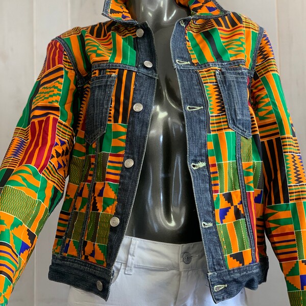 African Print Jacket - Etsy