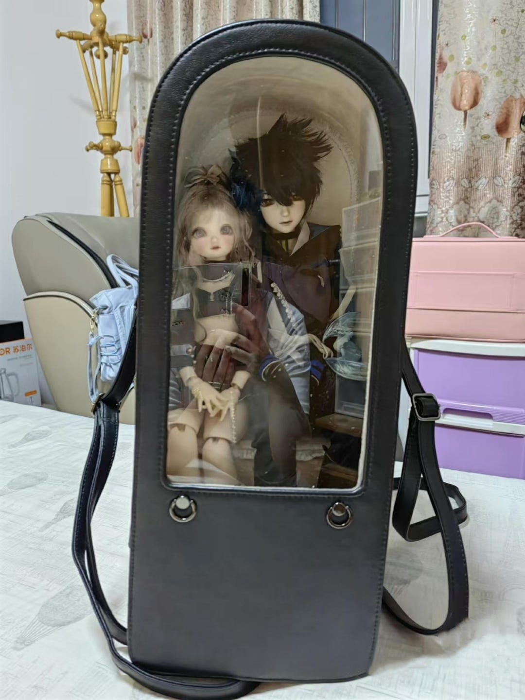 Doll Carry Bag, Obitsu 22,OB24 Doll Container, 1/3" ,1/4 Doll Carry Bag ...