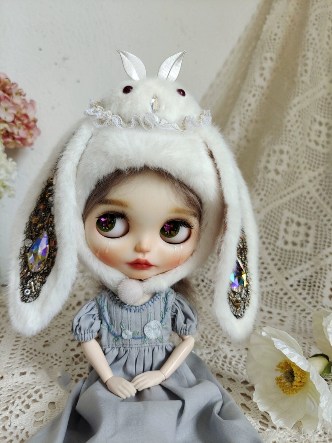 Blythe Hats,diandian Hats,bjd Hats,qbaby Hats,doll Colthes,animal Shape ...