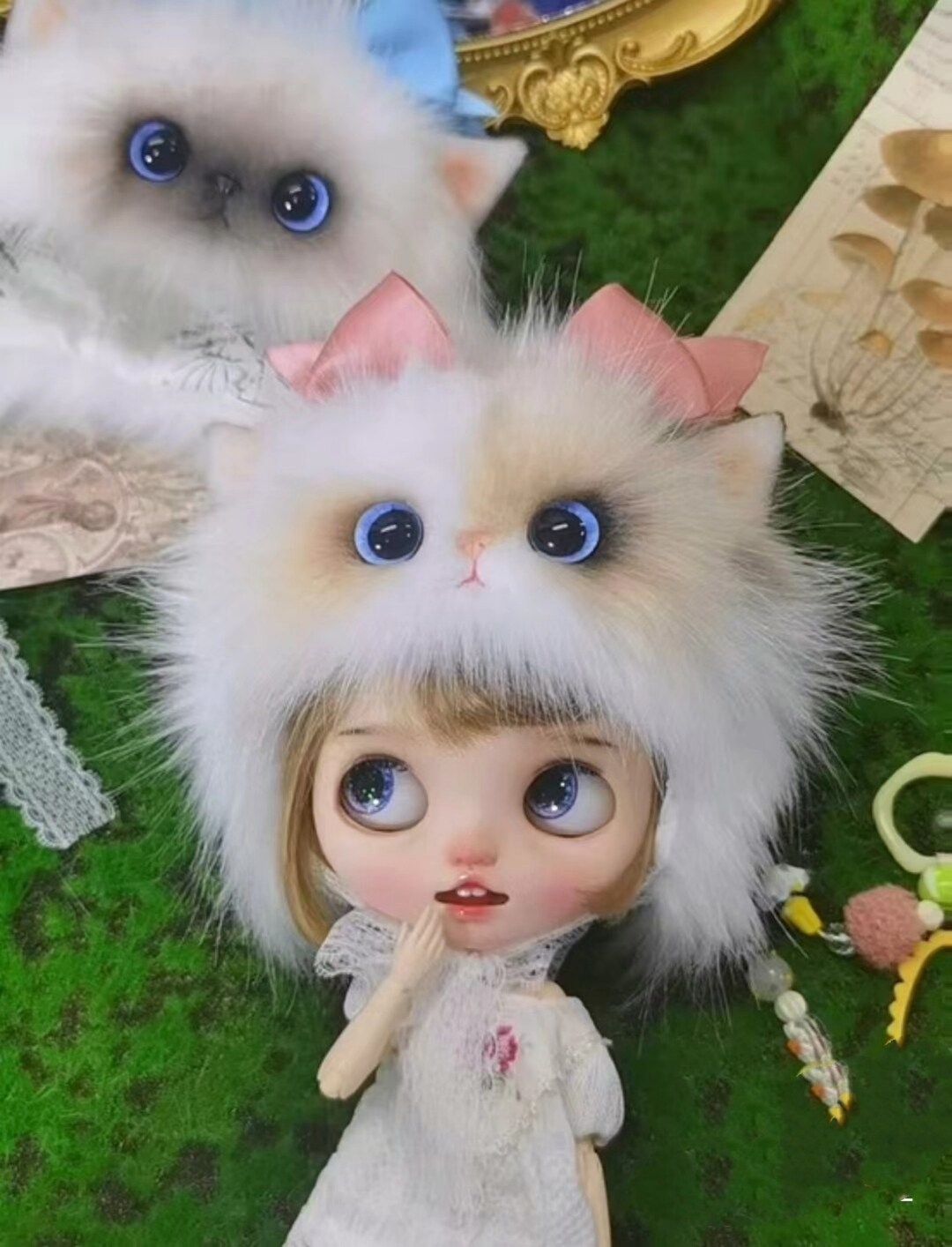 Blythe Hats,bjd Hats,ob11 Hats,handmade Hats,animal Shape Hats - Etsy