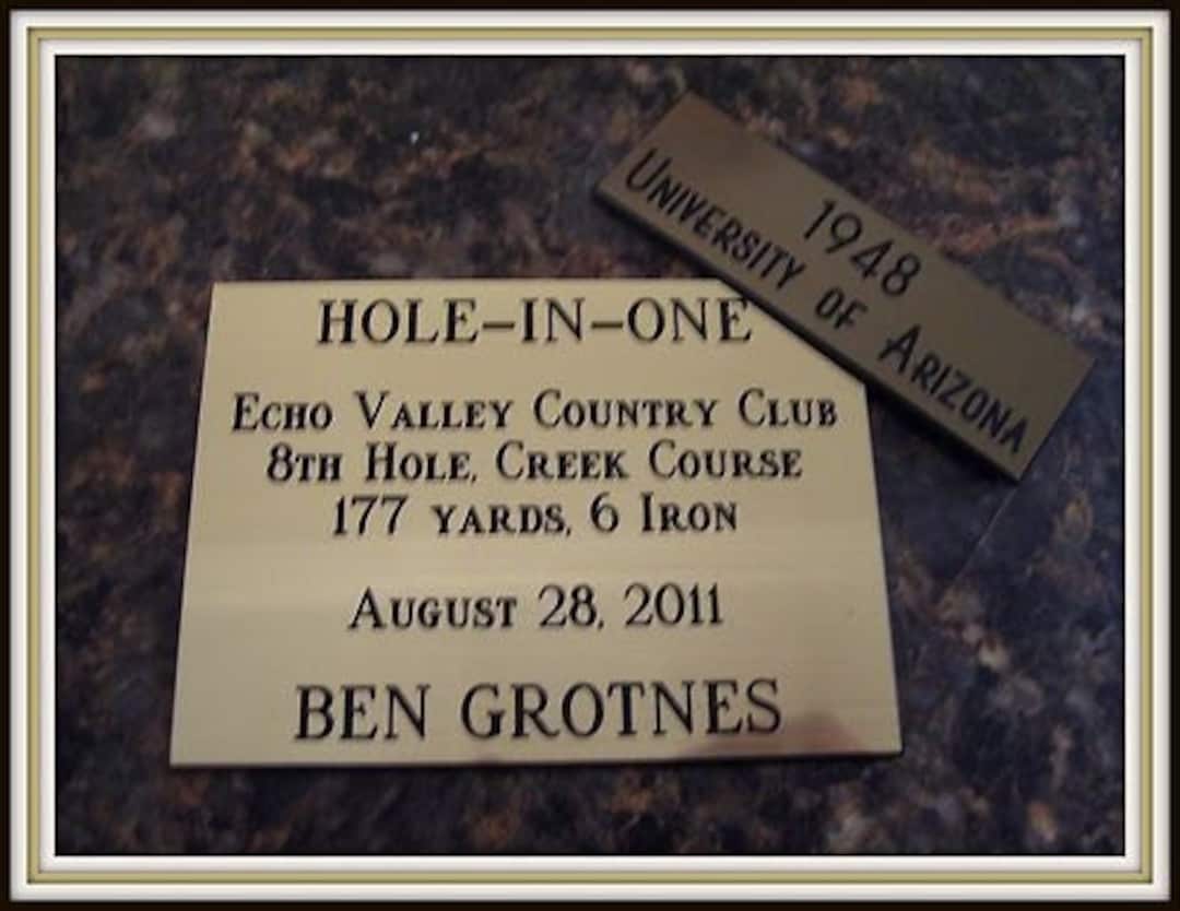 Custom Engraved Sign Trophy Art Taxidermy Model Label Plate Plaque ...