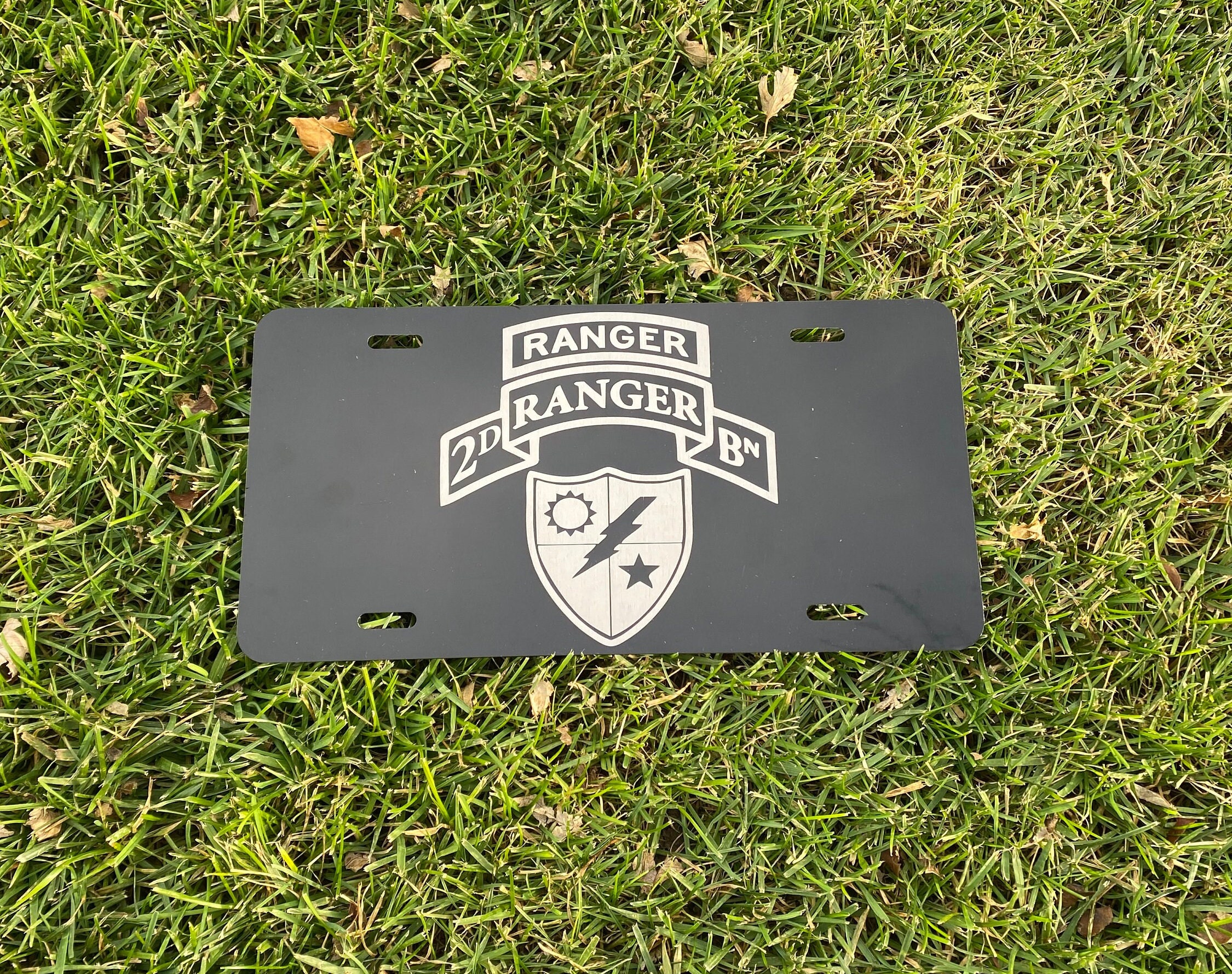 2nd Ranger Battalion License Plate - Etsy