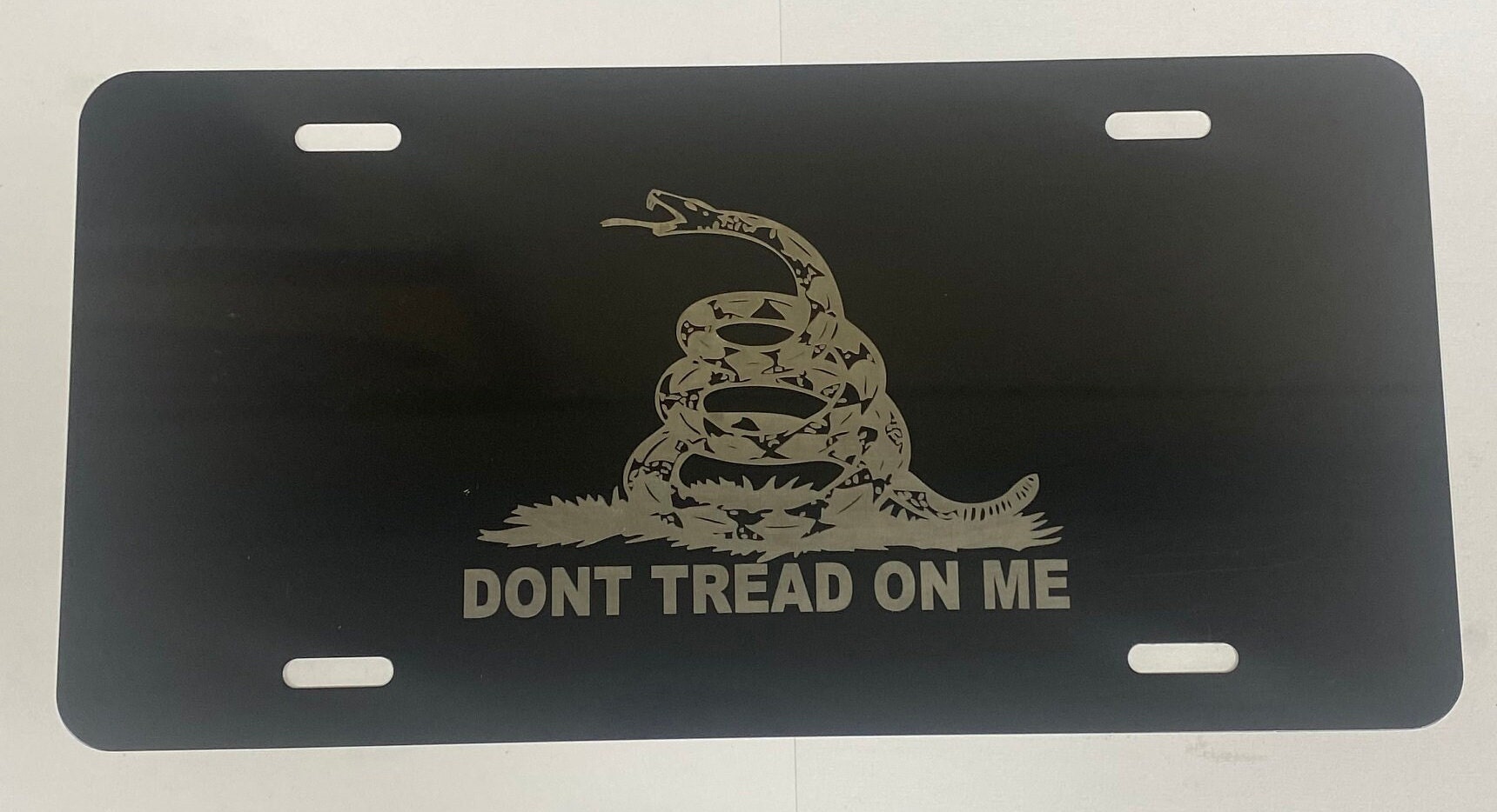 Don't Tread on Me License Plate | Etsy