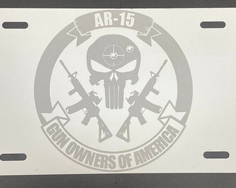 Ar 15 License Plate - Etsy