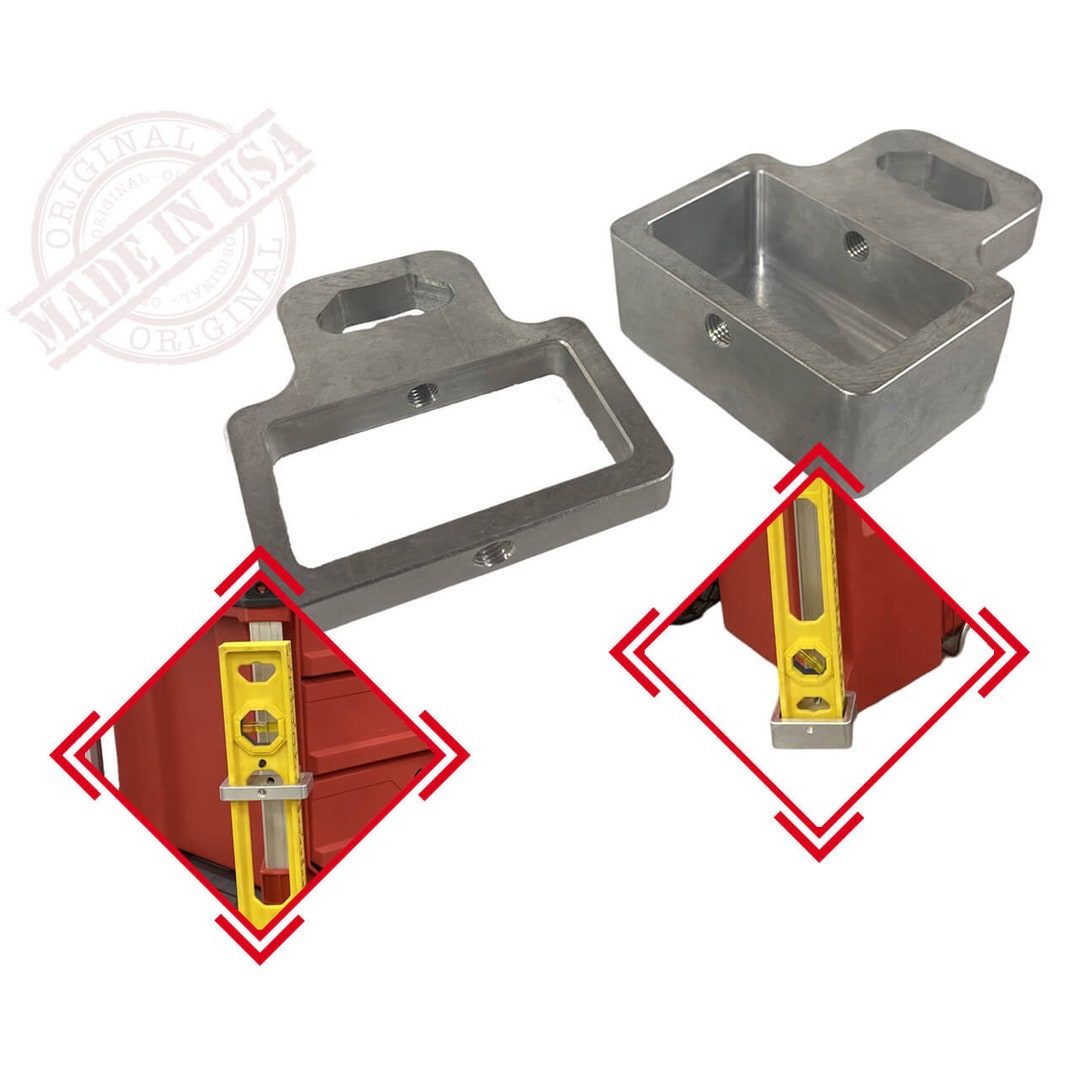 Milwaukee Packout Level Holder, CNC Billet Aluminum Tool Box Organizer ...