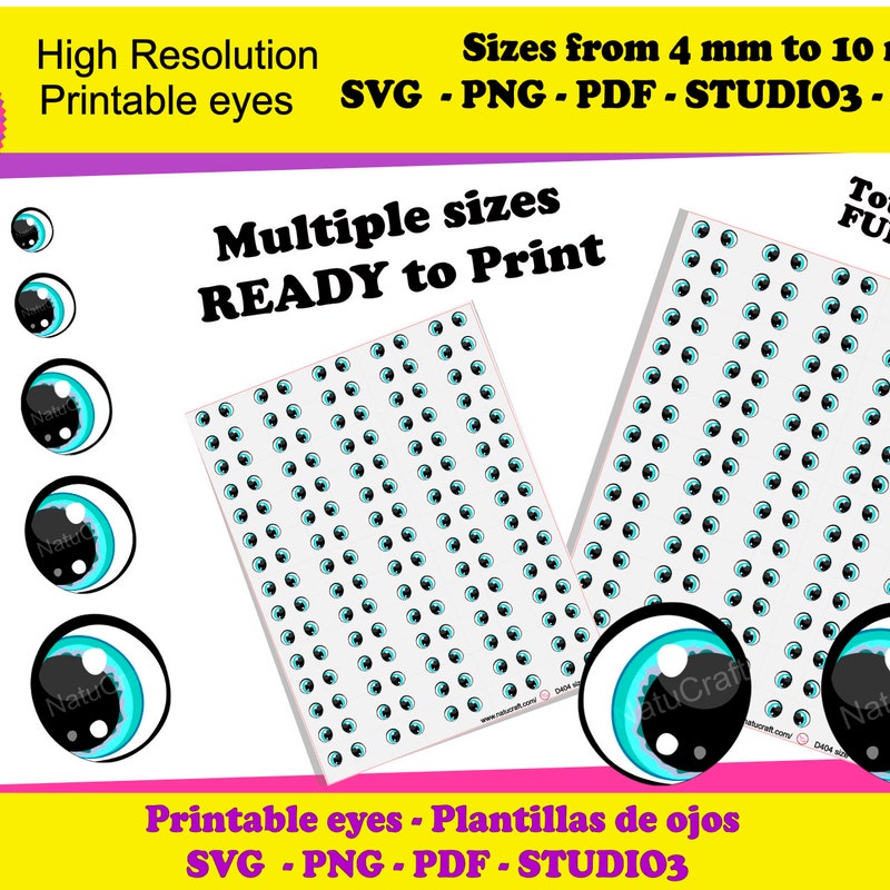 Printable Eyes - Etsy